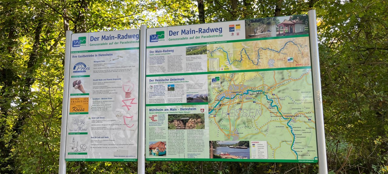 Der Main-Radweg | Stadt Mühlheim am Main