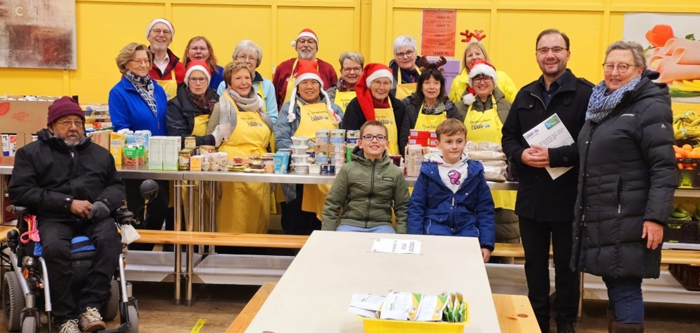 Ein Dankeschön an die ehrenamtlichen Helfer im Mühlheimer Lebensladen ...